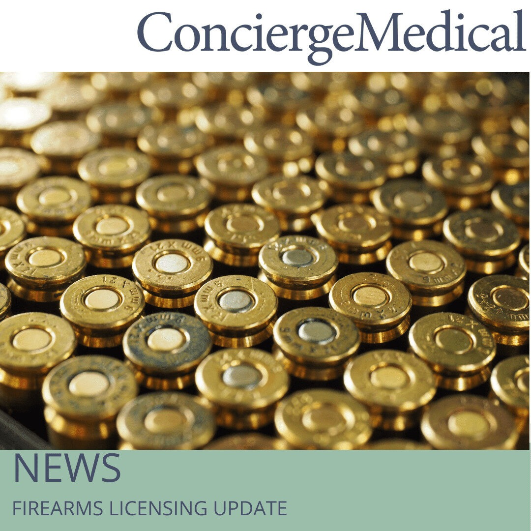 Firearms Licensing Law and Medical Certificates